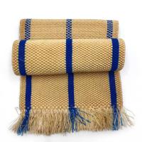 China 70% Polyester 30% Latex Waist Elastic Band With Blue Stripes for Clothing Accessories for sale