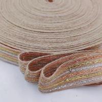 China Plain Multi Specification Jute Environmental Protection Colored Gold Fishing Line Ribbon for sale