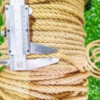 China 4mm Diameter Natural Jute Hemp Rope for DIY Decoration Handmade Crafts and Gift Packaging for sale