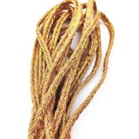 China Revamp Your Garment Packaging with Silver Wire Braided Hemp Decorative Cord Jute Rope for sale