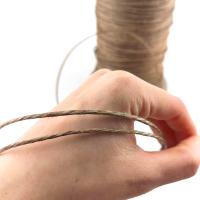China Eco Friendly Durable Jute Twine 2mm Jute Rope Natural Hemp Rope For Home Decoration Cords for sale