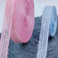 China 7 Days Sample Order Lead Time Colorful Jute Ribbon With Logo For Sustainable Fishing for sale