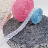 China 7 Days Sample Order Lead Time Colorful Jute Ribbon With Logo For Sustainable Fishing for sale