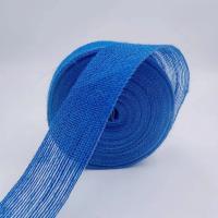 China Support 7 Days Sample Order Lead Time 4cm Blue Jute Ribbon for Gift Box Decoration for sale