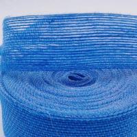 China Support 7 Days Sample Order Lead Time 4cm Blue Jute Ribbon for Gift Box Decoration for sale