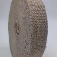 China 100% Jute Webbing 2024 Style Brown 2mm Thickened Webbing for Garment Jeans Bags for sale