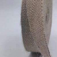 China 100% Jute Webbing 2024 Style Brown 2mm Thickened Webbing for Garment Jeans Bags for sale