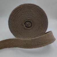 China 100% Jute Webbing 2024 Style Brown 2mm Thickened Webbing for Garment Jeans Bags for sale
