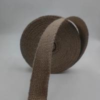 China 100% Jute Webbing 2024 Style Brown 2mm Thickened Webbing for Garment Jeans Bags for sale