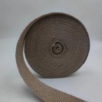 China 100% Jute Webbing 2024 Style Brown 2mm Thickened Webbing for Garment Jeans Bags for sale