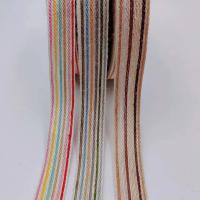 China Colorful Jute Ribbon Gift Box Packaging Eco Friendly Webbing for Christmas Decoration for sale