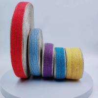 China Gold Phnom Penh Fishing Line Jute Color Gift Box Decorative Webbing Strap Ribbon for sale