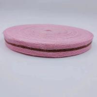 China Customized Size 3cm Jute Ribbon Webbing for Sustainable Colorful Gift Packaging for sale