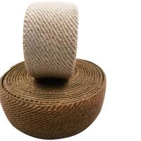 China Fabric Woven Jute Webbing Elastic Webbing for Clothing and Christmas Decorations for sale