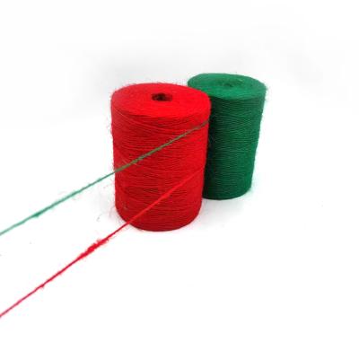 China 1mm Colorful Jute Twine Roll Durable Jute String Rope for Card Gift Packaging for sale