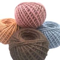 China Color Jute Thread Ball Braided Rope Classic Combed Mercerized Silk Jute Rope for Shoes for sale