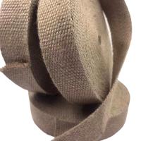 China 4 Cm Custom Size 1.5mm Thick Pure Jute Webbing for in Garment Manufacturing for sale