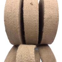 China 4 Cm Custom Size 1.5mm Thick Pure Jute Webbing for in Garment Manufacturing for sale
