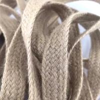 China Custom Size 17 Braided Jute Belt Biodegradable Eco Natural 2.5cm Webbing Belt in Colors for sale