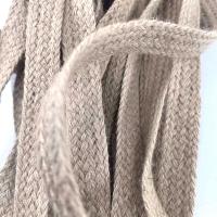 China Custom Size 17 Braided Jute Belt Biodegradable Eco Natural 2.5cm Webbing Belt in Colors for sale
