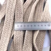 China Custom Size 17 Braided Jute Belt Biodegradable Eco Natural 2.5cm Webbing Belt in Colors for sale