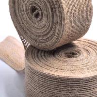 China 80% Jute 20% Polyester Customized Durable Sustainable Fish Ribbon 10*10*4cm Webbing for sale
