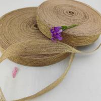 China DIY Jute Ribbon with 25mm Hemp Jute Webbing Simple Style Burlap Fish Silk Ribbon for sale