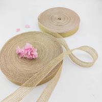 China DIY Jute Ribbon with 25mm Hemp Jute Webbing Simple Style Burlap Fish Silk Ribbon for sale