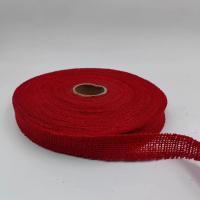 China Customization of Red Jute Ribbon Clothing Accessories with 7 Days Sample Order Support for sale