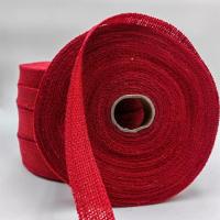 China Customization of Red Jute Ribbon Clothing Accessories with 7 Days Sample Order Support for sale