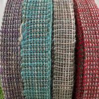 China 4 cm Jute Ribbon Pure Natural Jute Color for Environmentally Friendly Gift Packaging for sale
