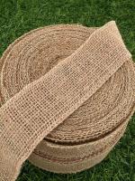 China Comfortable Jute Mesh Ribbon for Sustainable Home Decor Natural and Eco-friendly for sale
