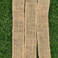 China Comfortable Jute Mesh Ribbon for Sustainable Home Decor Natural and Eco-friendly for sale