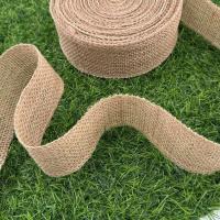 China Comfortable Jute Mesh Ribbon for Sustainable Home Decor Natural and Eco-friendly for sale