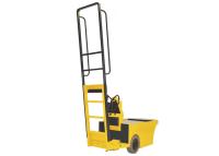 China Narrow Aisle Stock Electric Tow Tractor Small Body Battery Driven Standing Type for sale