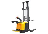 China Rider Straddle Electric Pallet Stacker 2.5 - 5.6 Meters Lifting Height Multi Function for sale