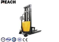China 1.5 Ton Warehouse Lift Truck Semi Electric Pallet Stacker With Fixed Legs / Forks for sale