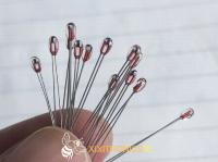 China Radial Glass Coated Chip Thermistors for AIRMATIC MF57 series with Head Size 1.6mm & 2.3mm for sale