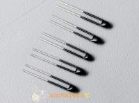 China 10K, 50K, 100K, 200K,1M, 2M Extended Upper Leads Epoxy Coated NTC Thermistor for sale