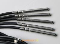 China Silicone Cable PT1000 Temperature Platinum Rtd Sensor PT-RTD Series for sale