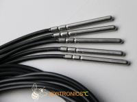 China Silicone Cable PT1000 Temperature Platinum Rtd Sensor PT-RTD Series for sale
