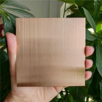 China 309S 310S 904L Gold Color Stainless Steel Sheet Mirror Finish For Elevator for sale