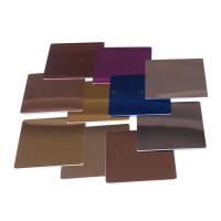China Polished Fireproof 8K Stainless Steel Sheet , Corrosion Resistant PVD Coated Sheets for sale