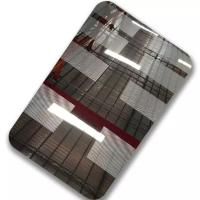 China 304 Mirror Etched Elevator Stainless Steel Sheet Door Anti Corrosion for sale
