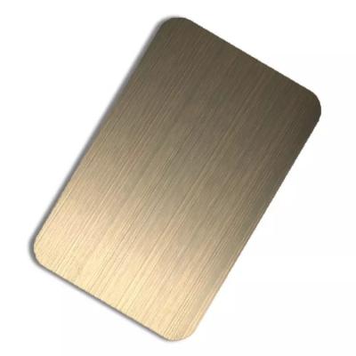 China Inoxidable PVD Brushed Stainless Steel Sheet Rustproof Hot Rolled for sale