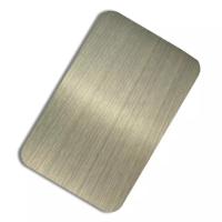 China Inoxidable PVD Brushed Stainless Steel Sheet Rustproof Hot Rolled for sale