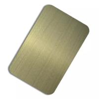 China Inoxidable PVD Brushed Stainless Steel Sheet Rustproof Hot Rolled for sale