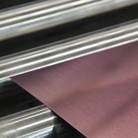 China PVD Coating Hairline Brushed Stainless Steel Sheet Rose Gold Thickened for sale