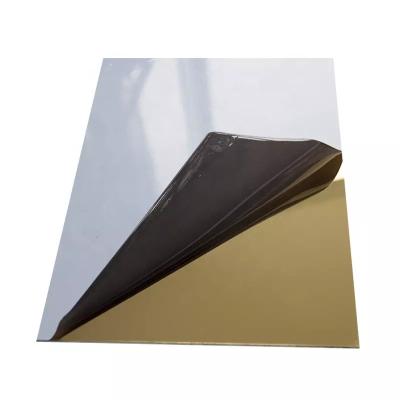 China 8K Rustproof Rose Gold Steel Sheet , Anti Corrosion Polished Stainless Steel Plate for sale