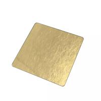 China 8K Rustproof Rose Gold Steel Sheet , Anti Corrosion Polished Stainless Steel Plate for sale